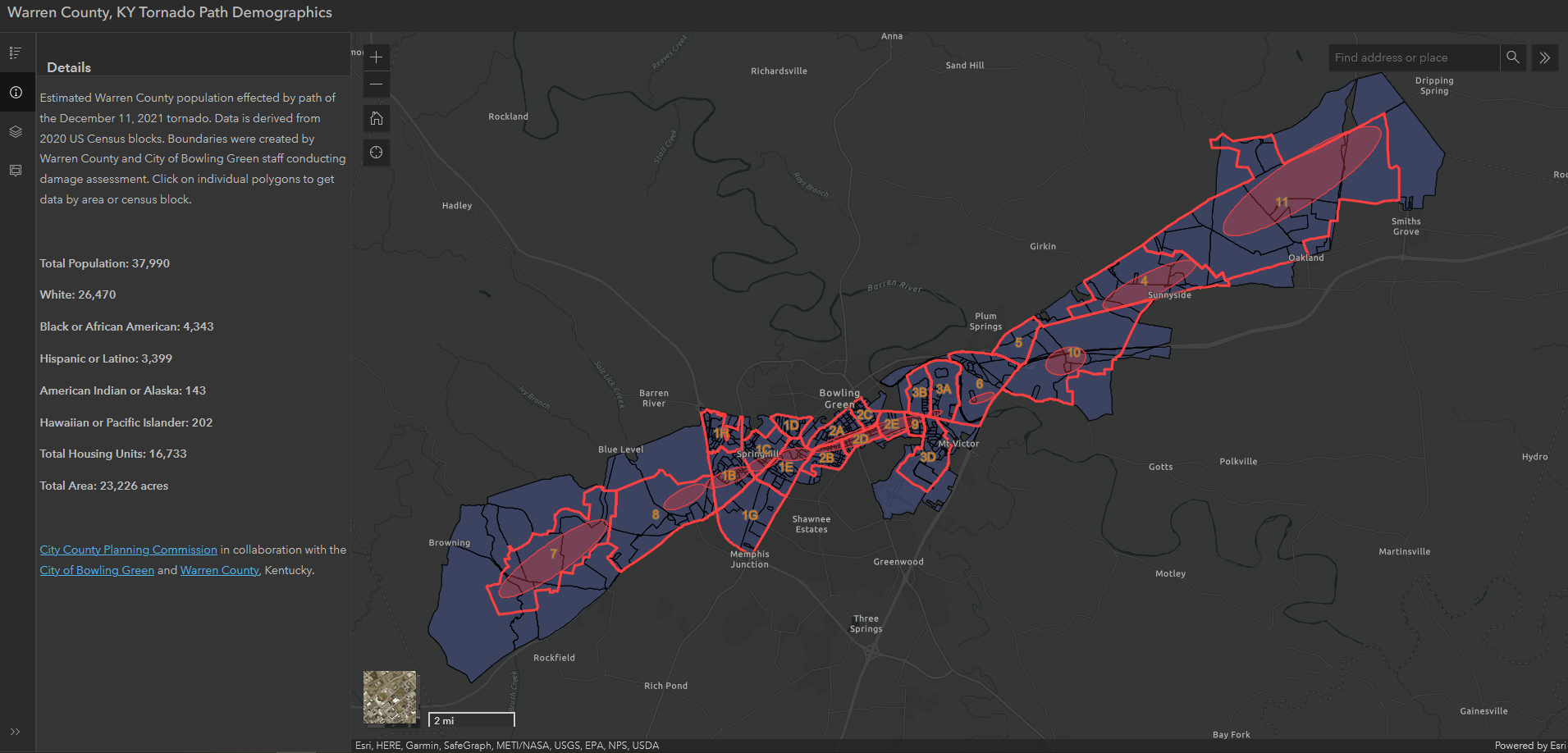 Disaster Maps – City County Planning Commission